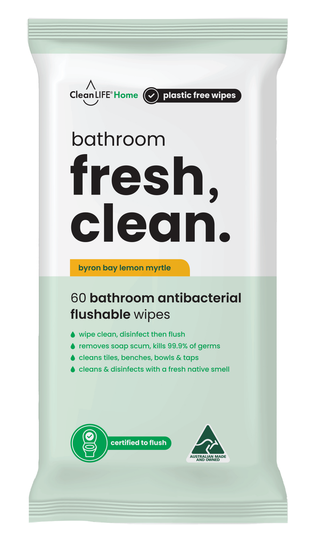 CleanLIFE: Australian Made Plastic Free Wet Wipes