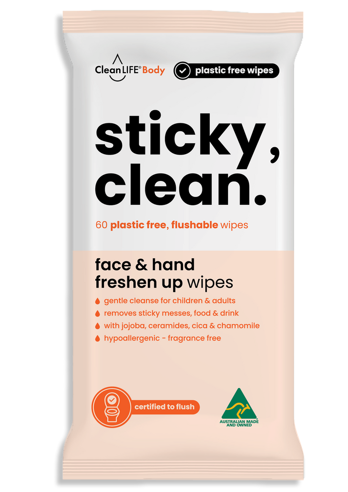 sticky, clean. 60 wipes – CleanLIFE®
