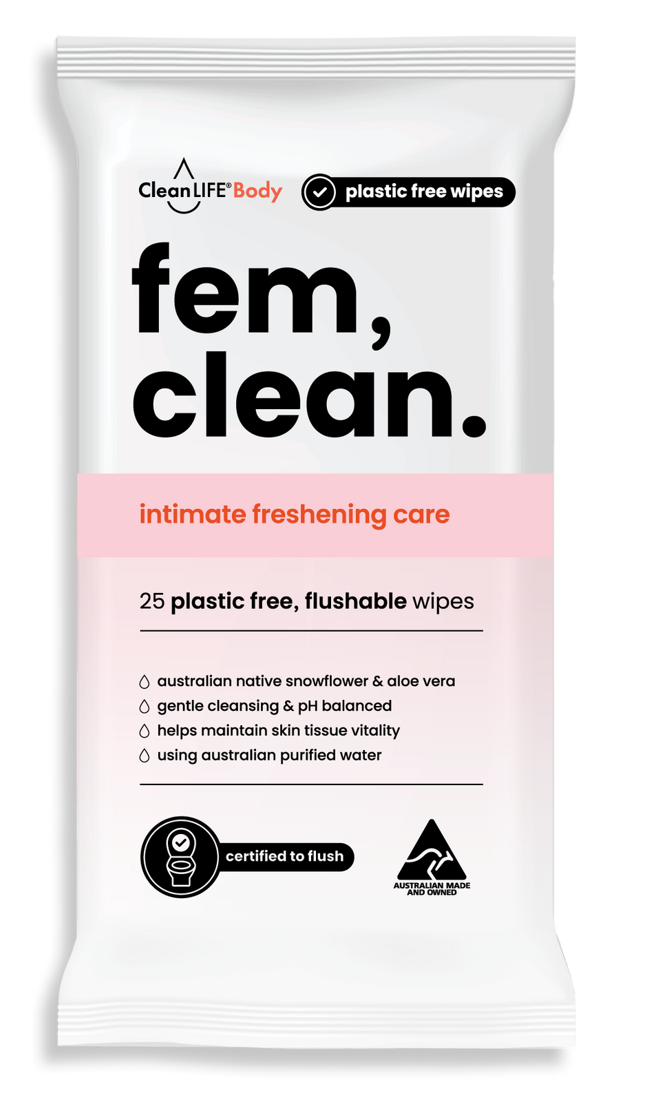 CleanLIFE®: Australian Made Plastic Free Wet Wipes